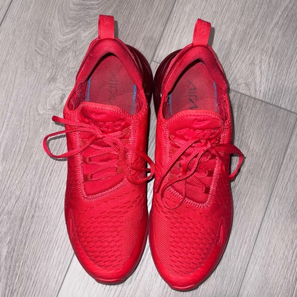 Nike | Shoes | Nike Red Air Max 27 Mens Sneakers 2 | Poshmark